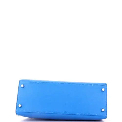 Hermès Kelly Handbag Epsom With Palladium Hardware 28