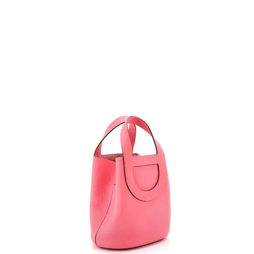 Hermès In-the-loop Bag Clemence With Swift 18 - Pink