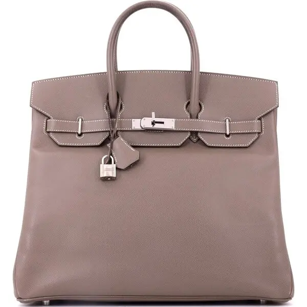 Hermès Hac Birkin Bag Epsom With Palladium Hardware 36
