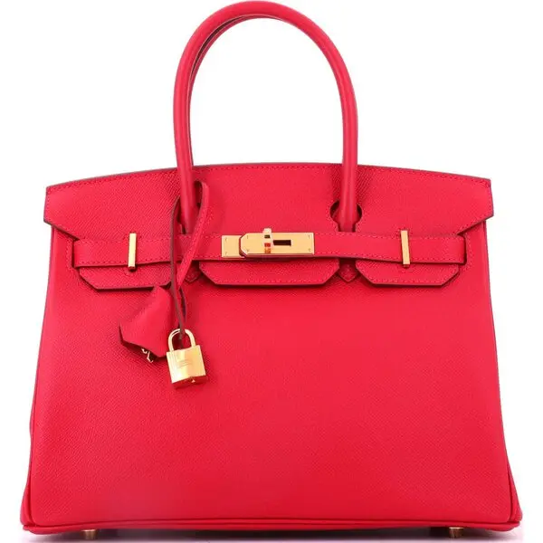 Hermès Birkin Handbag Epsom With Gold Hardware 30