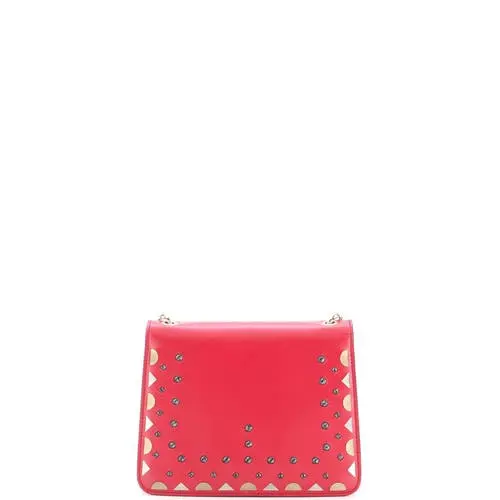 BVLGARI Serpenti Forever Square Shoulder Bag Laser Cut Leather Small