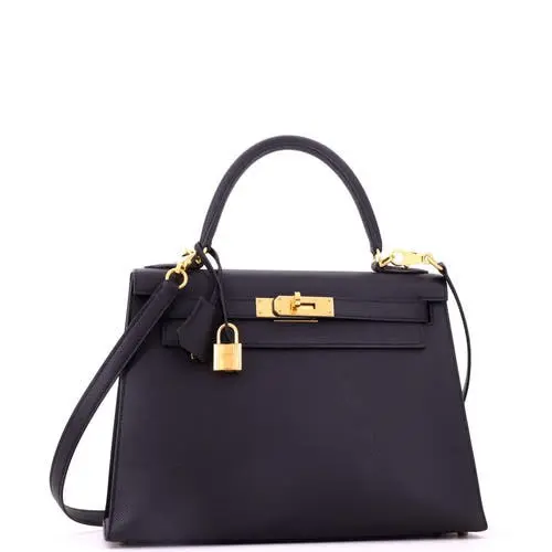 Hermès Kelly Handbag Epsom With Gold Hardware 28