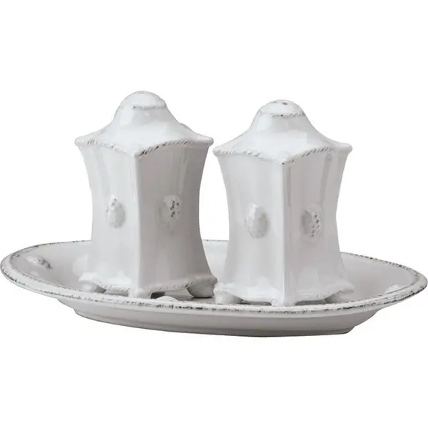JULISKA Berry And Thread' Ceramic Salt & Pepper Shakers - Whitewash