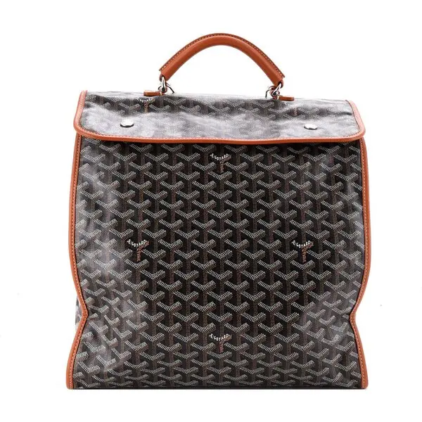 Goyard Saint Leger Briefcase Backpack Coated Canvas