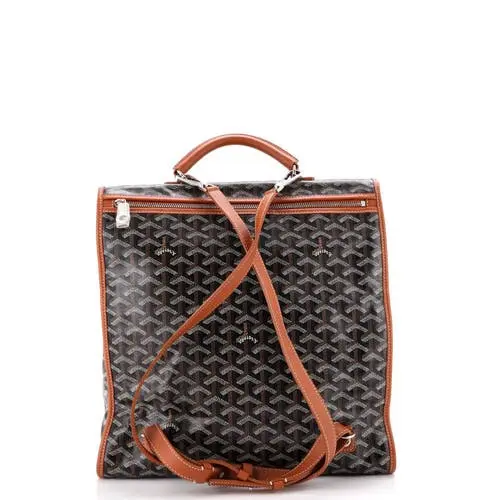 Goyard Saint Leger Briefcase Backpack Coated Canvas
