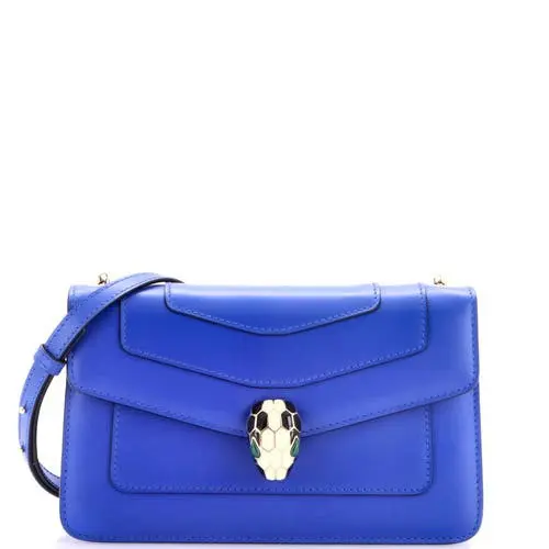 BVLGARI Serpenti Forever Shoulder Bag Leather Small