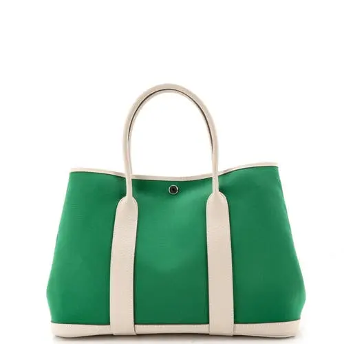 Hermès Garden Party Tote Toile And Leather 36