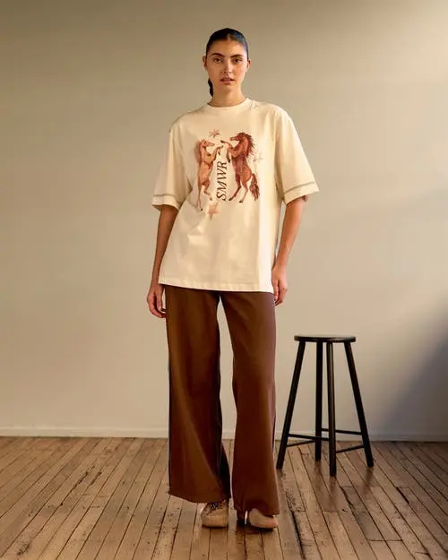 SMWR. BY THE SOMEWHERE CO The Homestead Oversized Tee