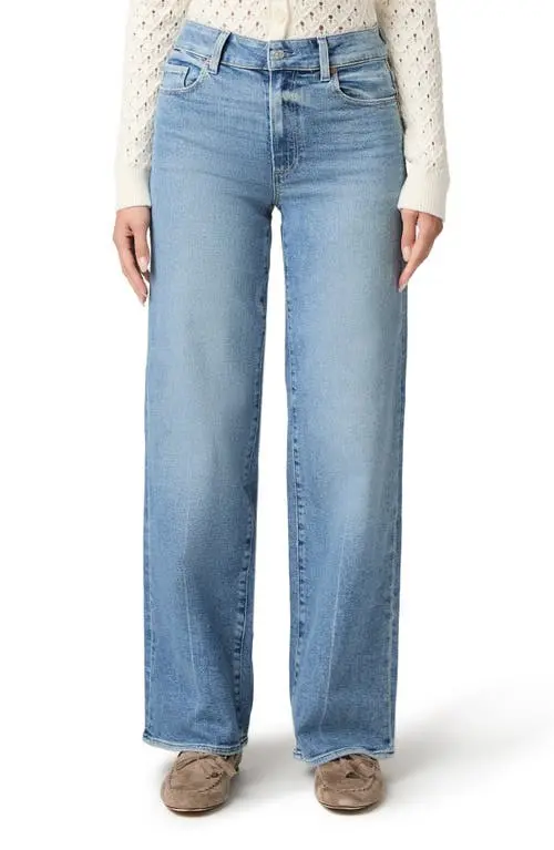 Paige Sasha High Waist Wide Leg Jeans - Arcade