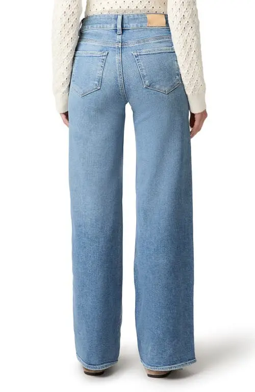 Paige Sasha High Waist Wide Leg Jeans - Arcade