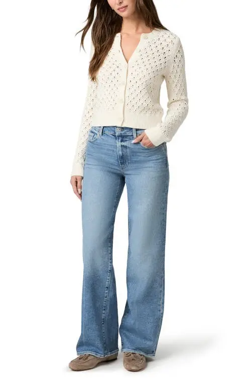 Paige Sasha High Waist Wide Leg Jeans - Arcade