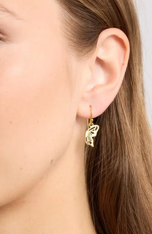 KIARA BY KI-ELE Dainty Mariposa Wings Drop Earrings