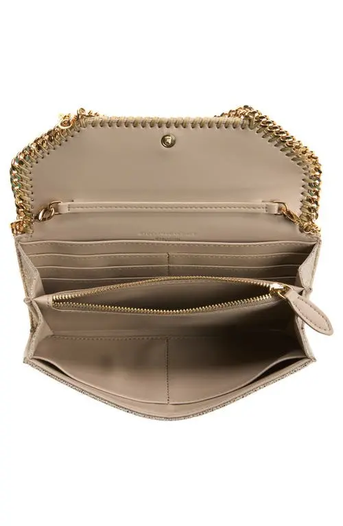 Stella McCartney Falabella Faux Leather Continental Wallet On A Chain