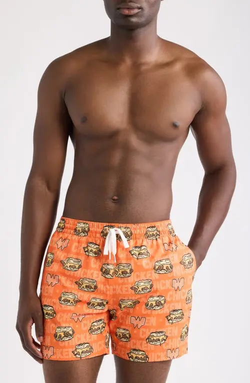 CHUBBIES Honey Butter Chicken Biscuit Swim Trunks