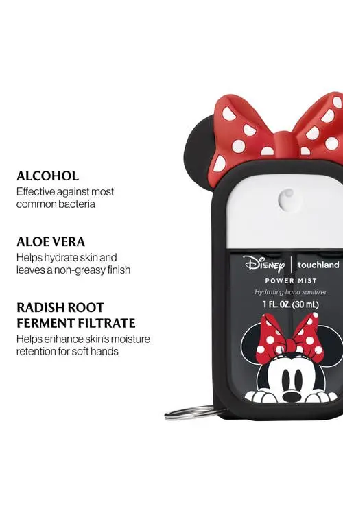 TOUCHLAND Power Mist Minnie Mouse Hydrating Hand Sanitizer