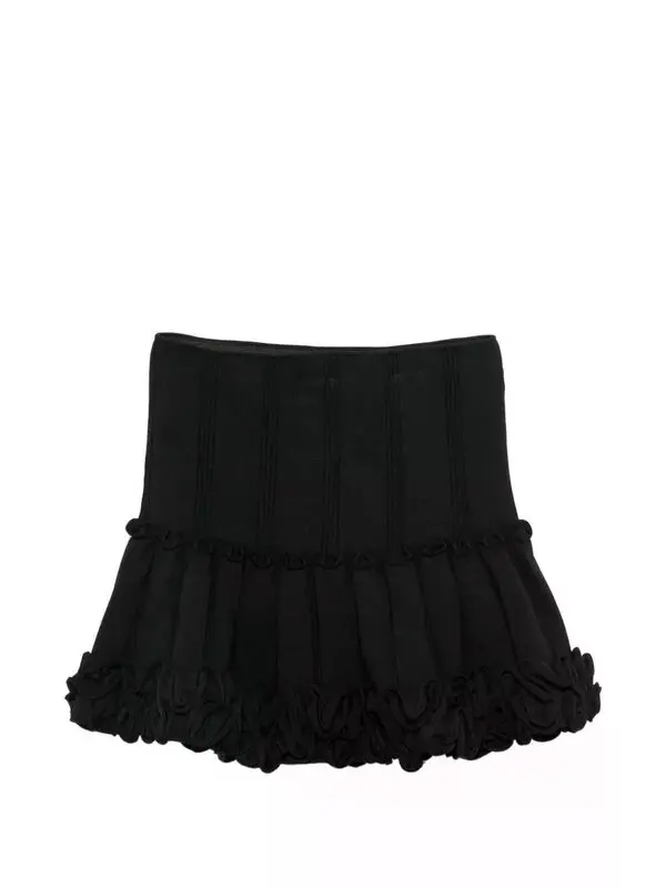Sandro Ruffled-trim Mini Skirt