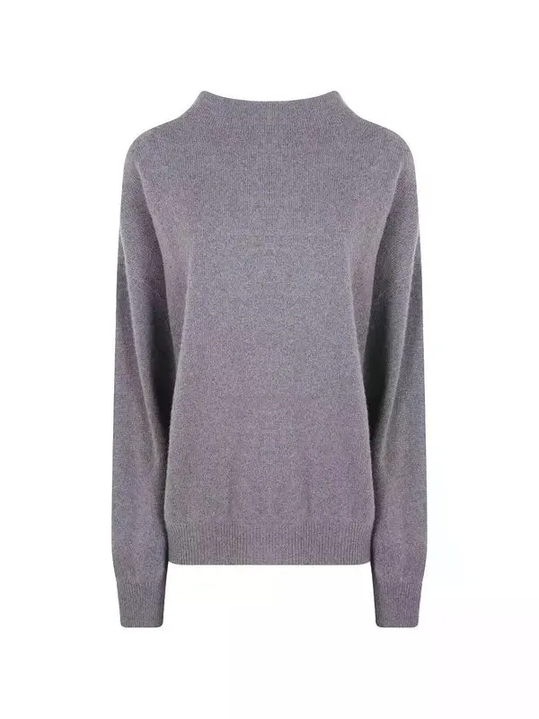 Liviana Conti Cashmere Mock-neck Knit - Brown