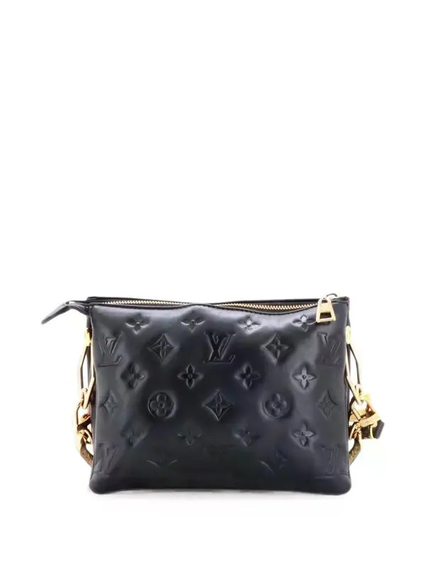 LOUIS VUITTON Coussin Bag Monogram Embossed Lambskin Bb Crossbody Bag