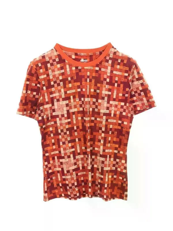 Hermès 2010s Bolduc Check T-shirt