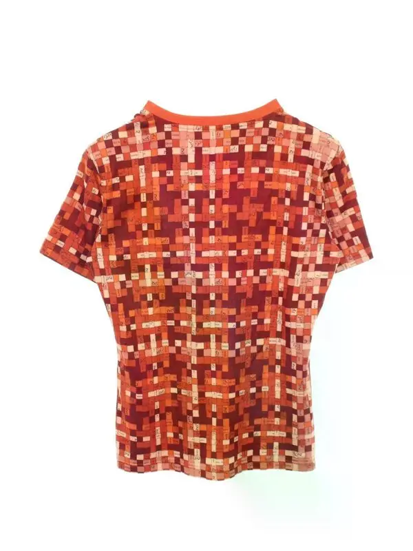 Hermès 2010s Bolduc Check T-shirt