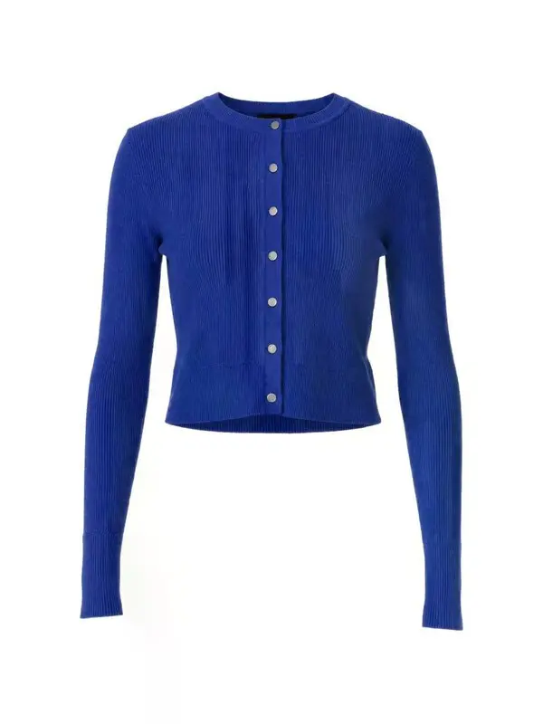 TOCCIN Zoe Cropped Cardigan - Blue