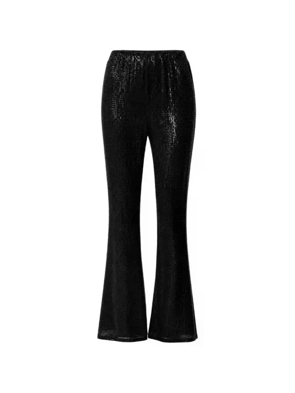 TOCCIN Gemma Sequin-embellished Flared Trousers