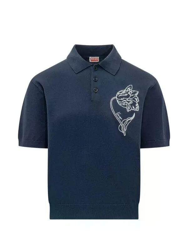 Kenzo Tulip Short-sleeve Polo Shirt