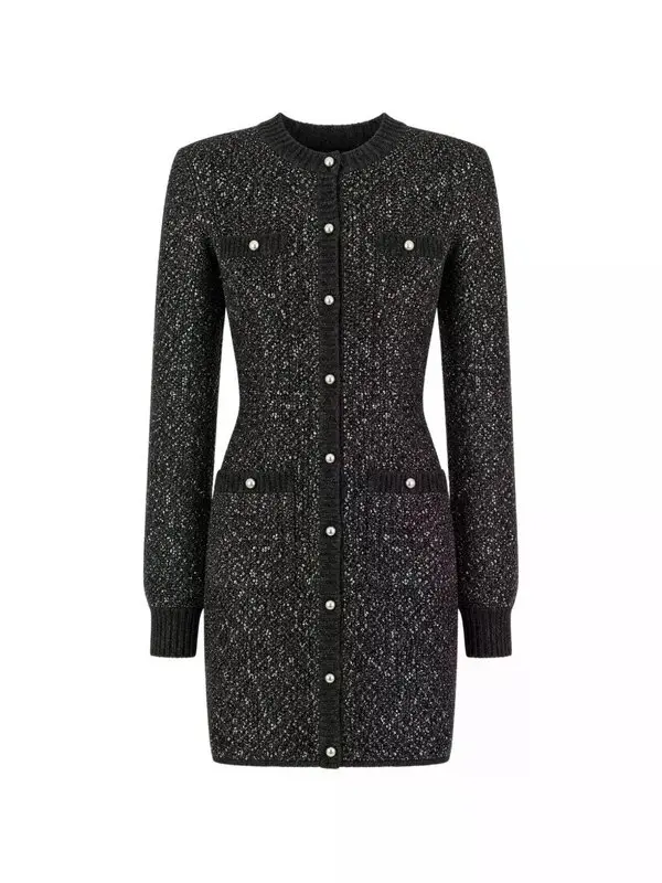 TOCCIN Harriet Button-front Mini Dress