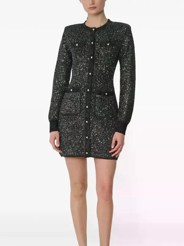 TOCCIN Harriet Button-front Mini Dress