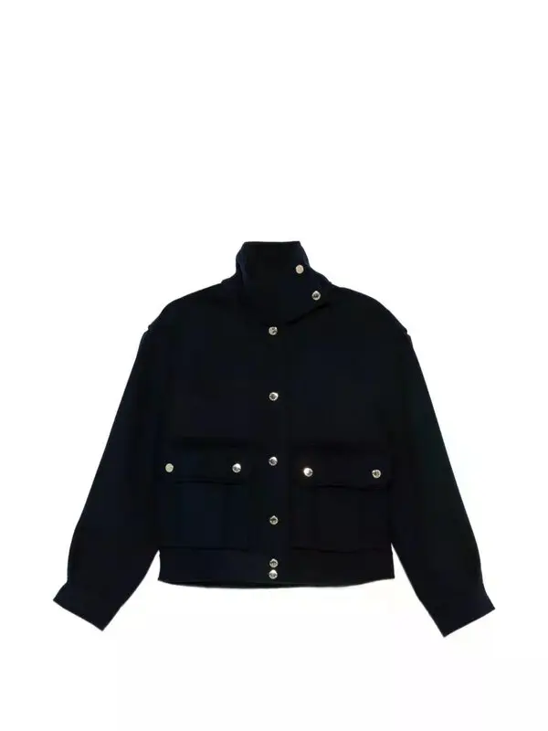 Sandro Button-up Wool Jacket