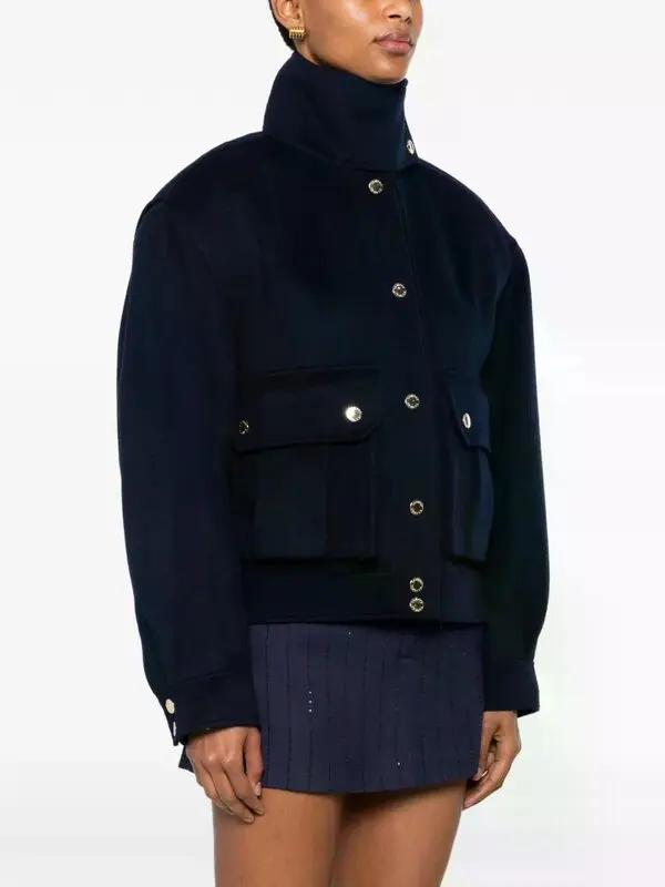 Sandro Button-up Wool Jacket