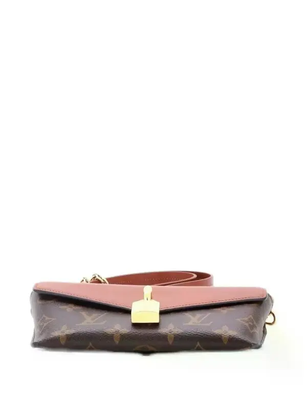 LOUIS VUITTON Padlock On Strap Handbag Monogram Canvas And Leather Crossbody Bag