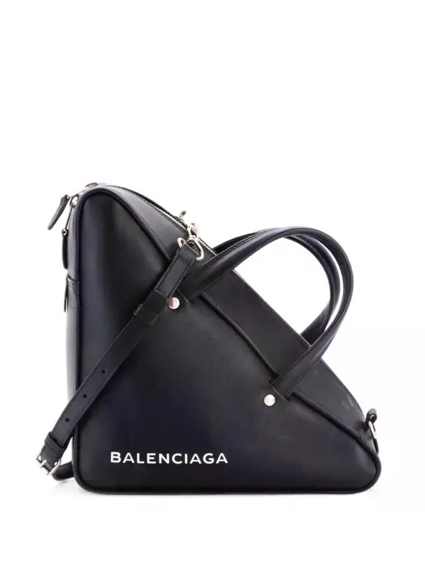 Balenciaga Triangle Duffle Bag Leather Small Satchel