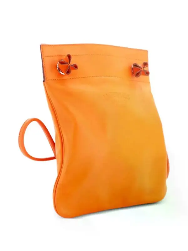 Hermès Aline Bag Milo Lambskin And Swift Mini Cross Body Bag - Orange