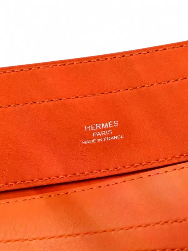 Hermès Aline Bag Milo Lambskin And Swift Mini Cross Body Bag - Orange