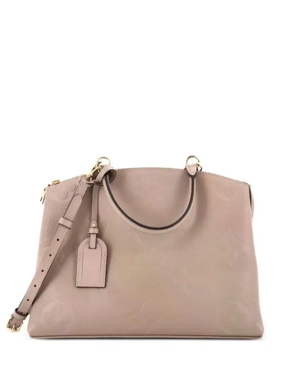 LOUIS VUITTON Monogram Empreinte Giant Grand Palais Handbag Shoulder Bag - Neutrals