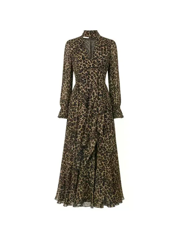 TOCCIN Leopard-print Mini Dress