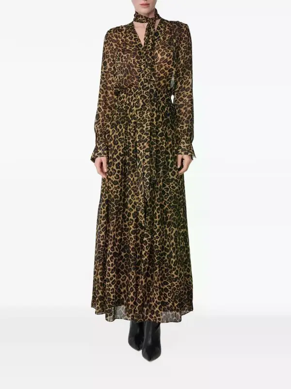 TOCCIN Leopard-print Mini Dress