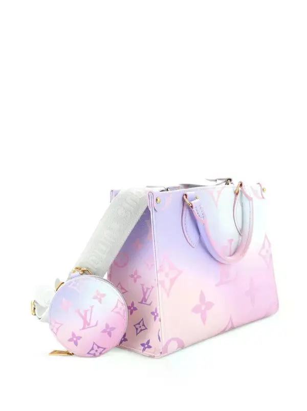 LOUIS VUITTON Onthego Tote Spring In The City Monogram Giant Canvas Pm Shoulder Bag - Multicolour