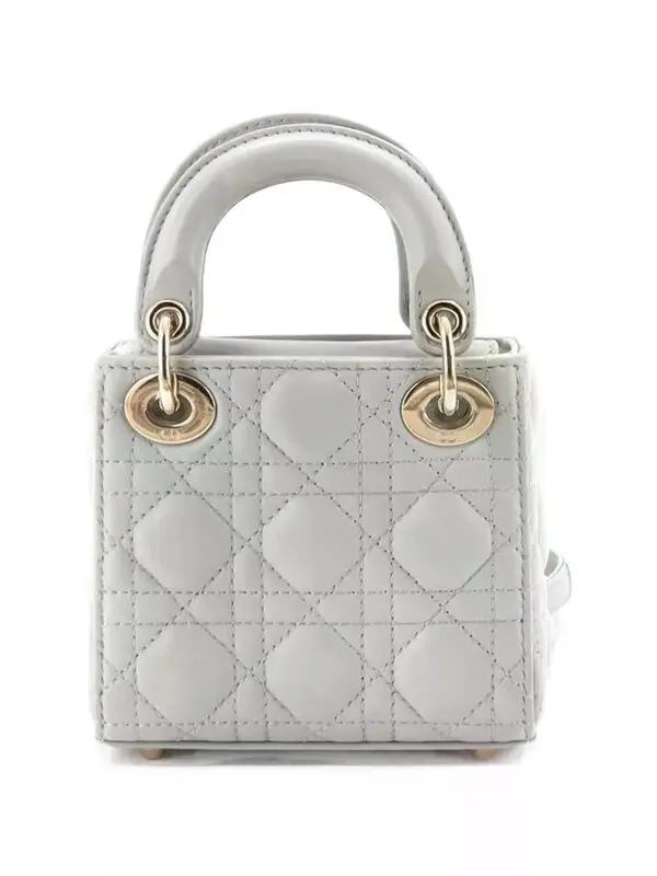 Dior Lady Bag Cannage Quilt Lambskin Micro Shoulder Bag