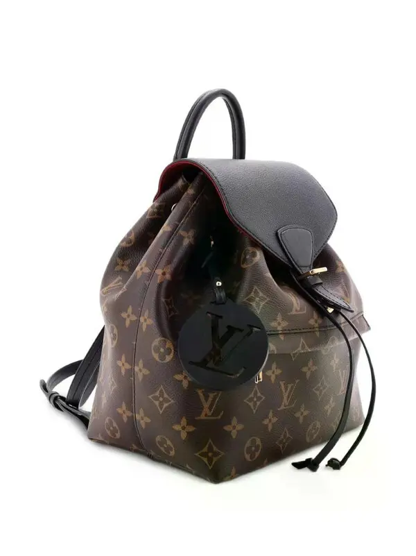 LOUIS VUITTON Monogram Canvas And Leather Pm Backpack