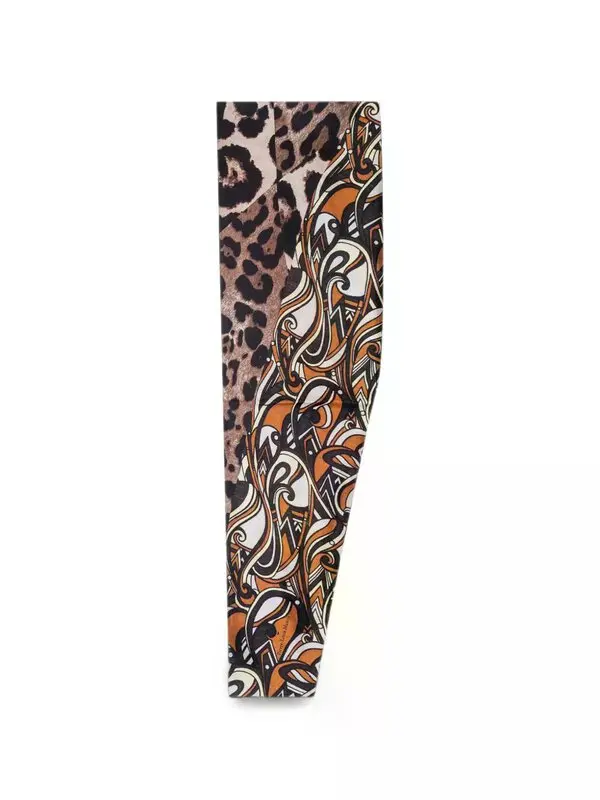 PIERRE-LOUIS MASCIA Leopard-print Silk Scarf - Neutrals