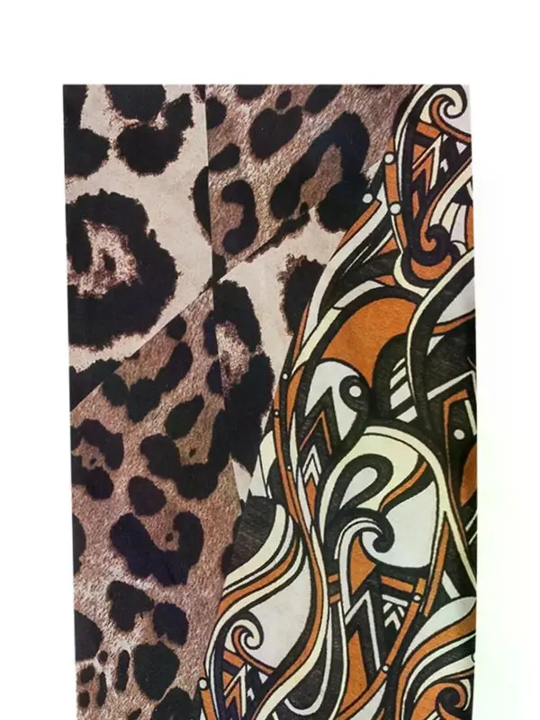 PIERRE-LOUIS MASCIA Leopard-print Silk Scarf - Neutrals
