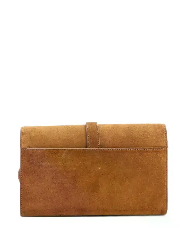 Saint Laurent Classic Monogram Fringe Suede Small Crossbody Bag