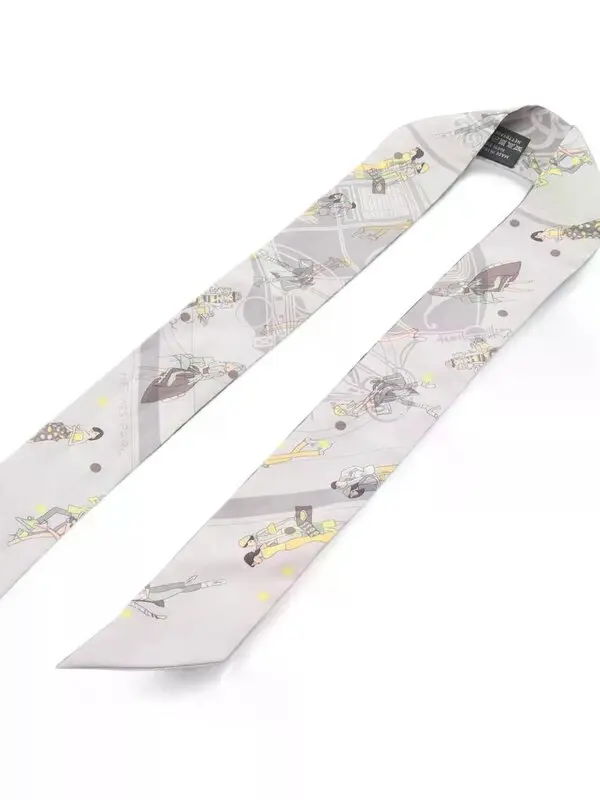 Hermès 2010s Ex-libris Les Parisiennes Twilly Scarf