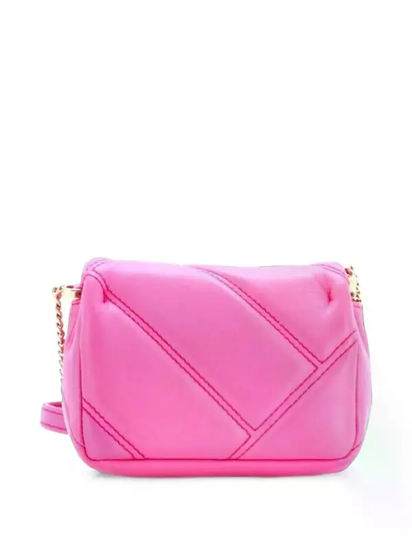 BVLGARI Serpenti Cabochon Shoulder Bag Diagonal Quilted Leather Micro Crossbody Bag