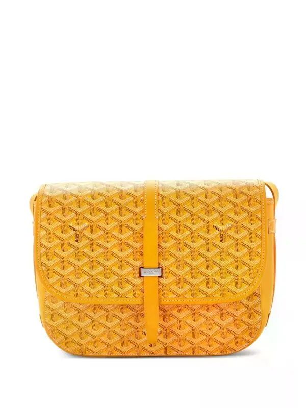 Goyard Belvedere Ii Messenger Bag Coated Canvas Cross Body Bag - Yellow