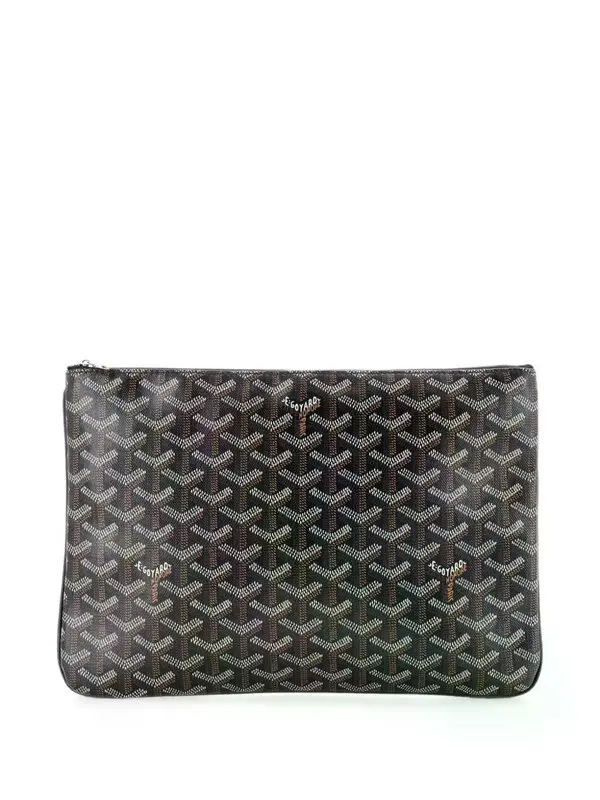 Goyard Senat Zip Coated Canvas Mm Pouch