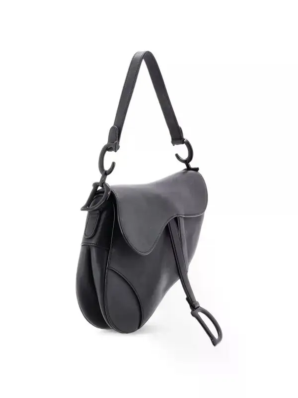 Dior Ultra Matte Saddle Handbag Leather Medium Shoulder Bag