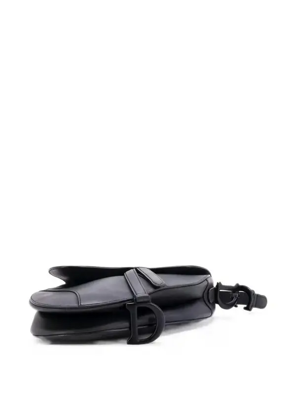 Dior Ultra Matte Saddle Handbag Leather Medium Shoulder Bag